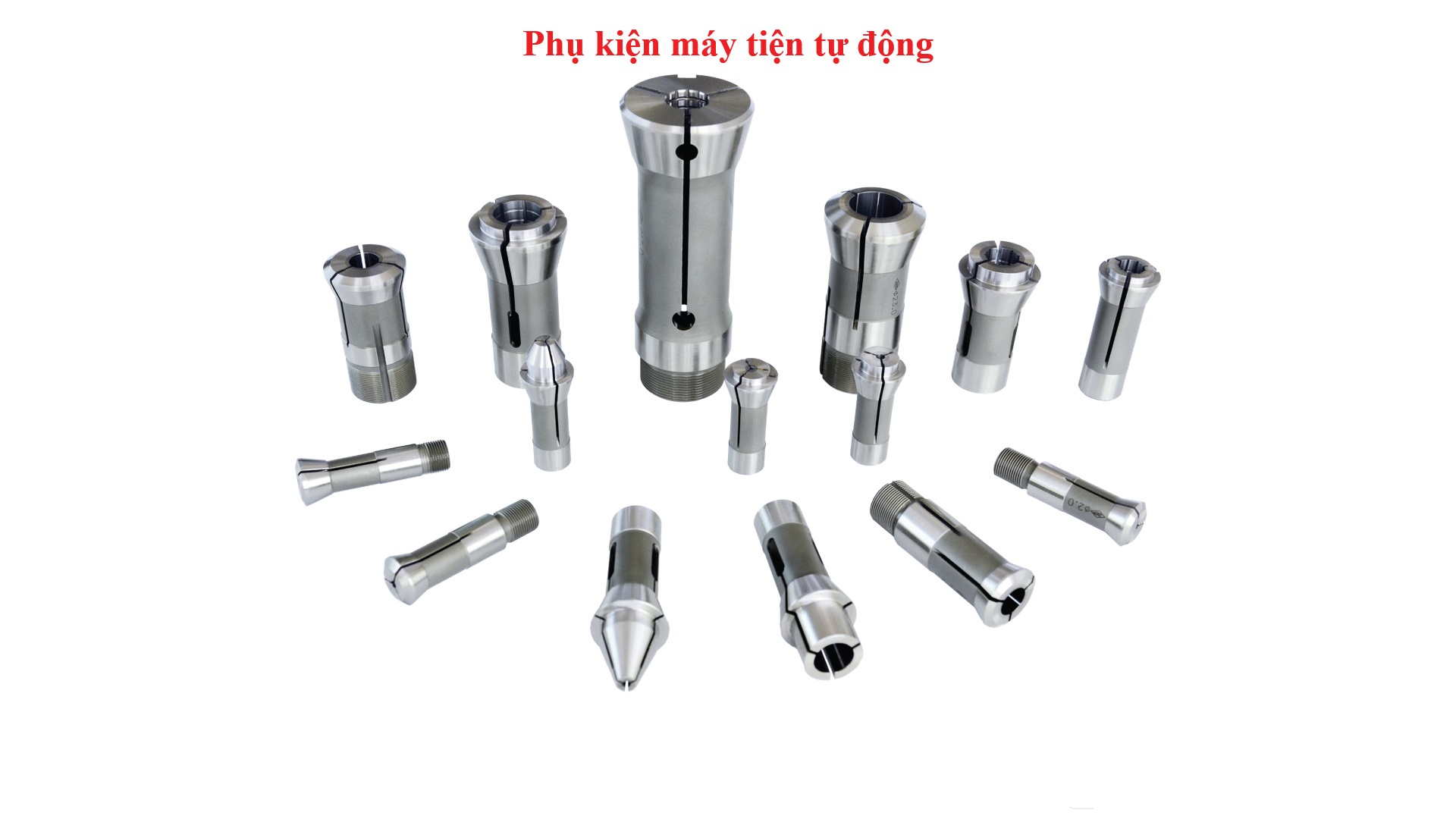 Collet Chuck & Guide Bushing Máy Tiện Cấp Phôi Tự Động